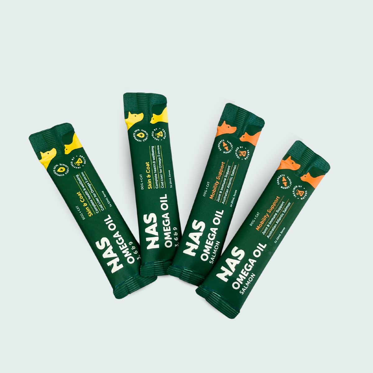 NAS Omega Oil 10ml Sample Sachet (Random) – NaturalAnimalSolutions